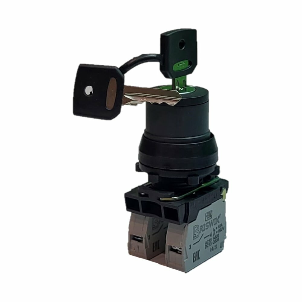 Переключатель Briswik ПЕ 171/2 черный IP40 УХЛ3 10А 1но 1нз aS-YB-0Ai-0121