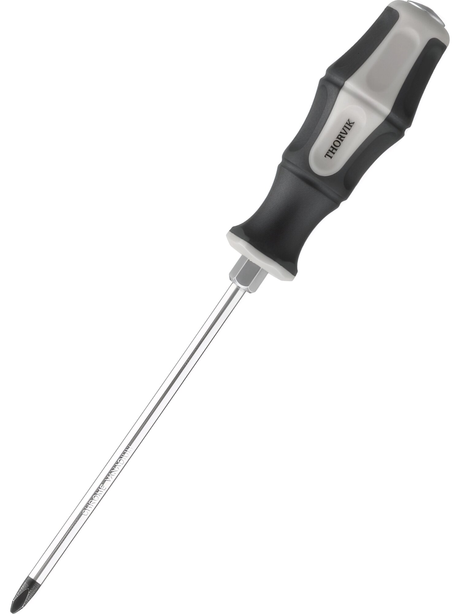 Отвертка крестовая ударная PHILLIPS PH2x200 мм THORVIK SDPG220