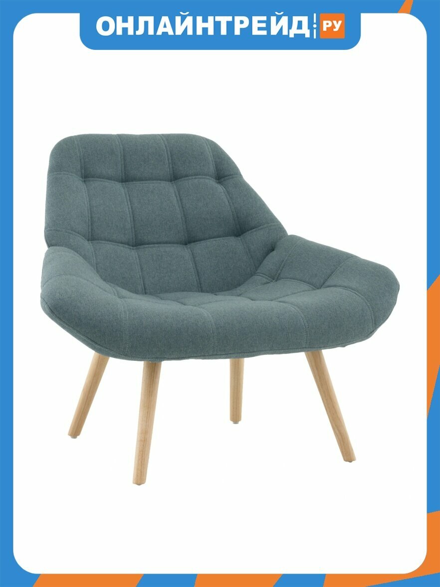 Кресло Stool Group Олби Квадро зелёный