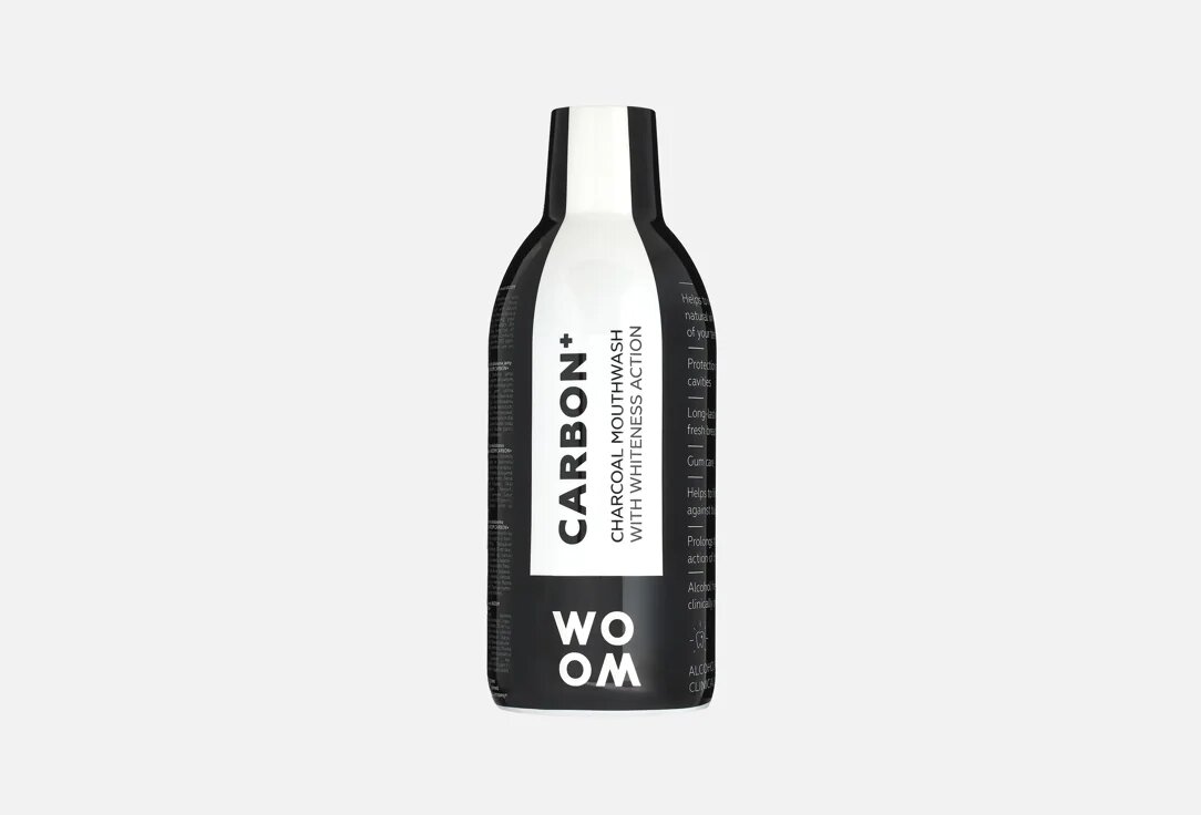WOOM CARBON+ Ополаскиватель для полости рта 500 мл