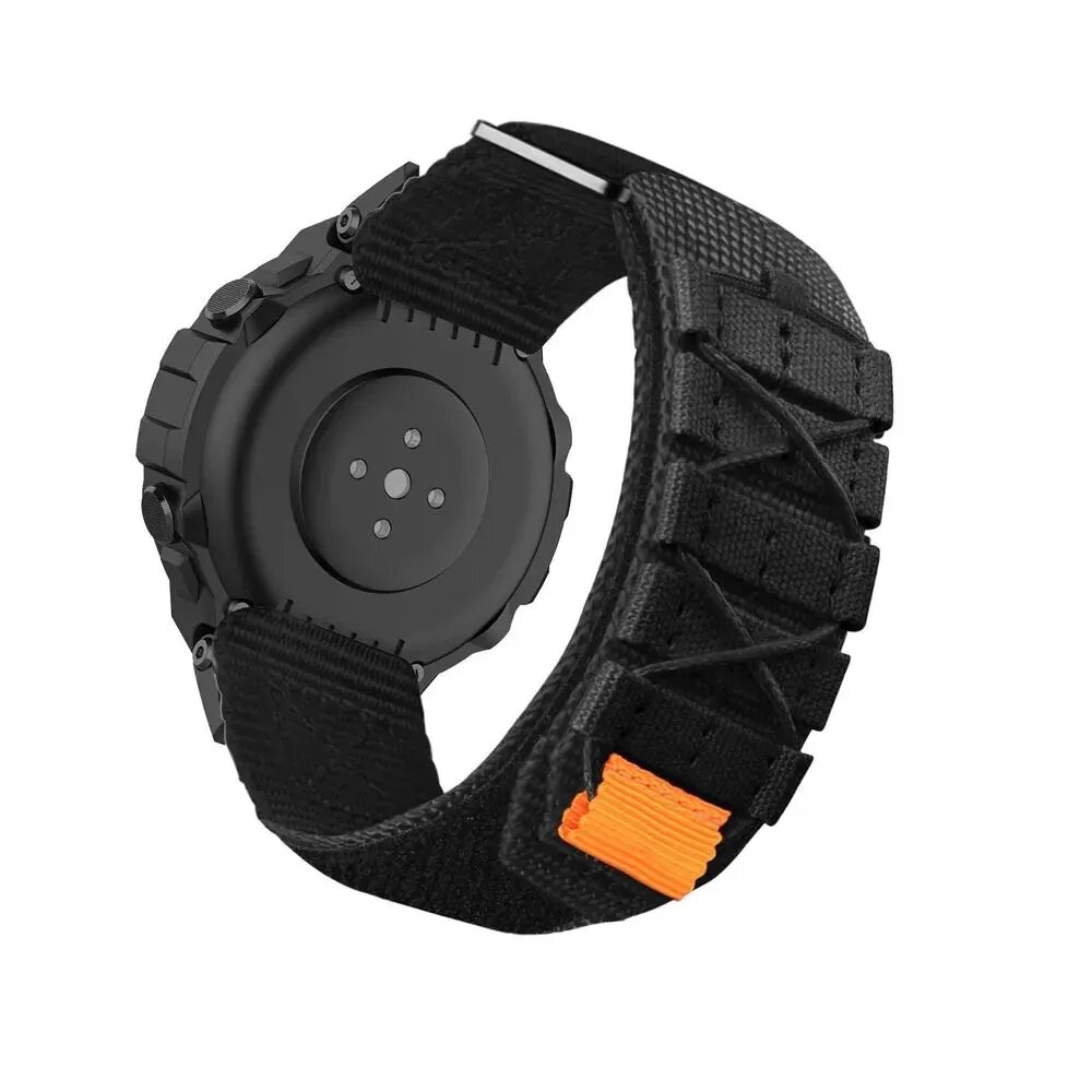 Нейлоновой липучке спортивный открытый ремешок для Amazfit T-Rex2, браслет с петлей из нержавеющей стали
