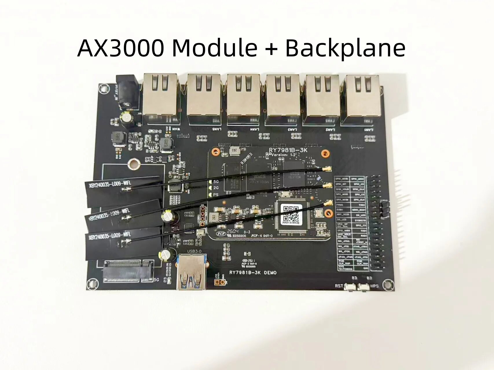 AX3000 Module + Backplane, Modules Backplanes