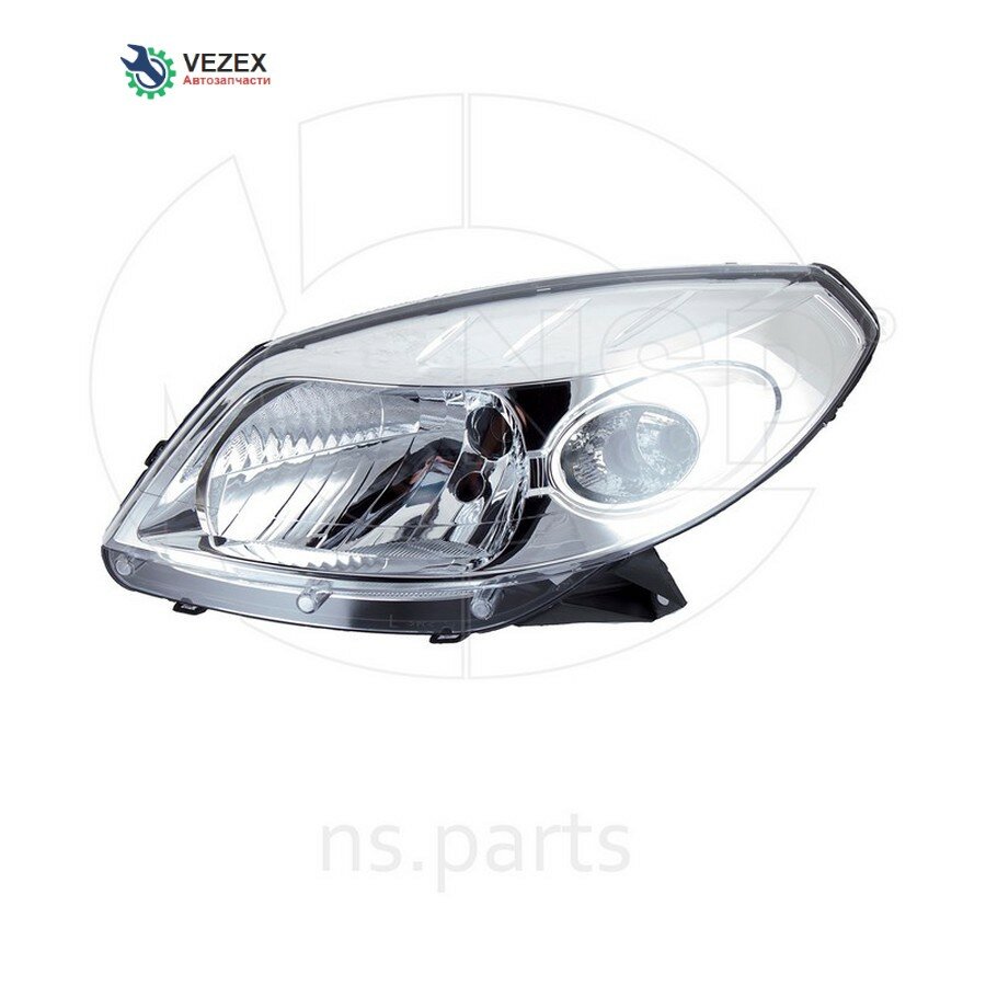 NSP NSP078200733878 Фара левая RENAULT Sandero (хром)