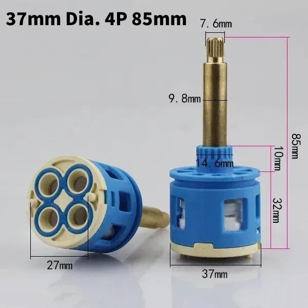 Картридж смесителя 37mm Dia. 4P 85mm