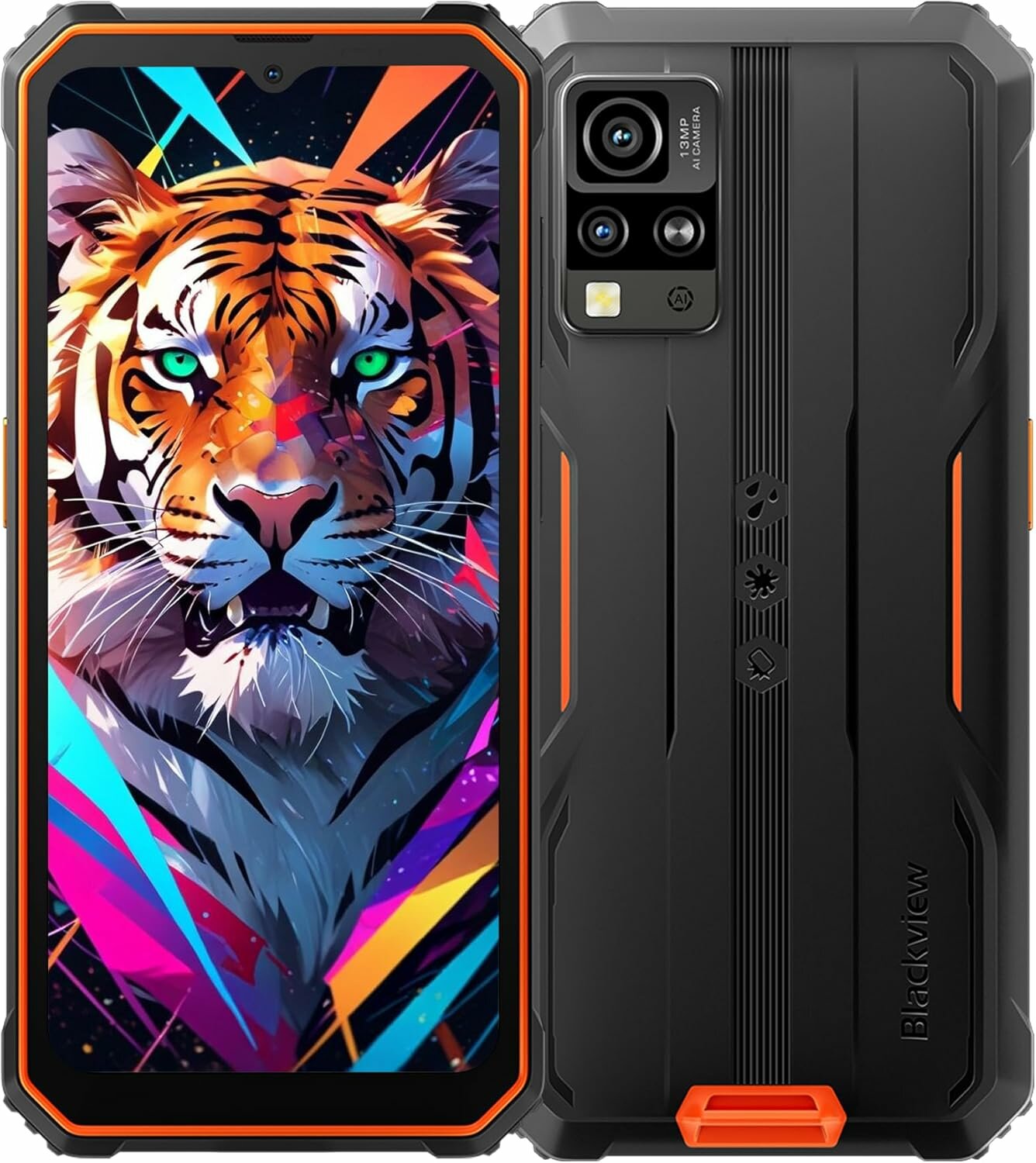 Blackview BV4800 Pro Android 14, 12 ГБ + 128 ГБ, 6,56-дюймовый HD, 5180 мАч