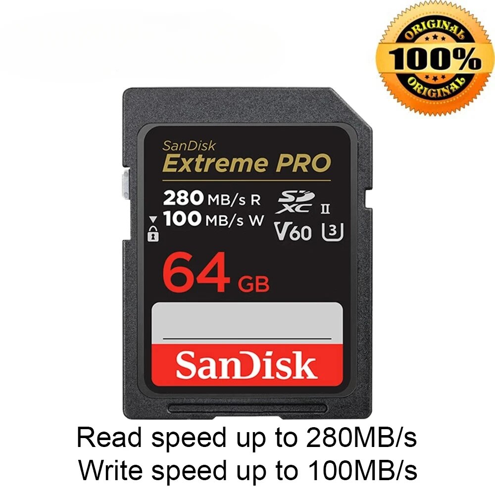 SanDisk SD-карта Extreme PRO 6K UHD Video XEP 64GB