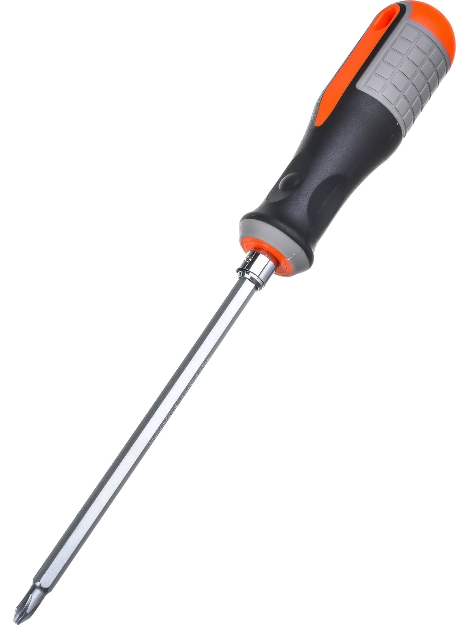 Отвертка стрежневая двусторонняя ROUND GRIP, РН2, SL6x150 мм Ombra 756215