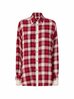Рубашка Oversized shirt with check pattern