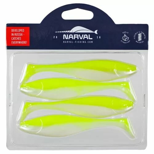 Силиконовая приманка Narval Commander Shad 12cm #056 4шт.