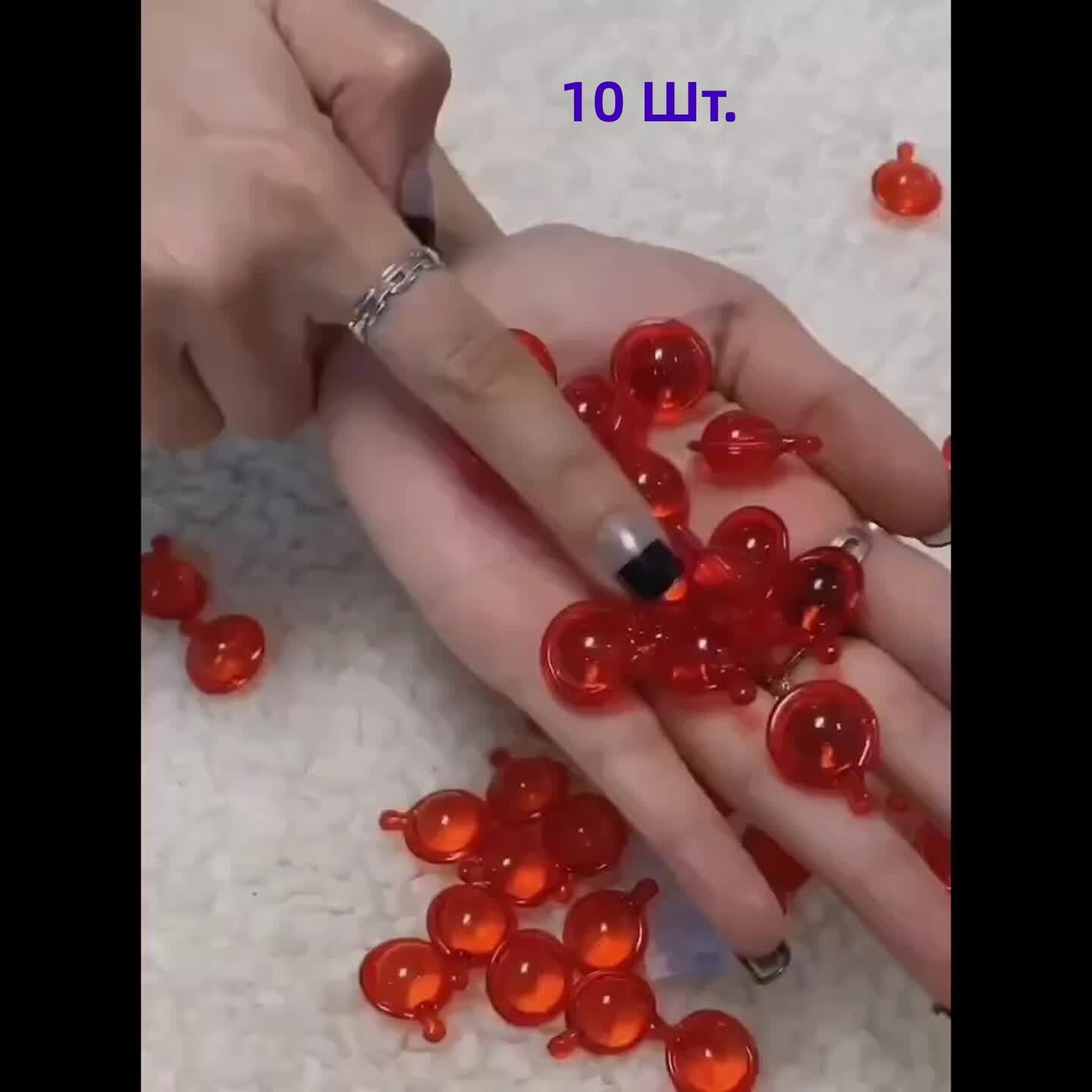 Капсулы с маслом для волос 10 шт. с аргановым и жожоба маслами, витаминами A, C, E, B5, глубокое увлажнение для послушных волос