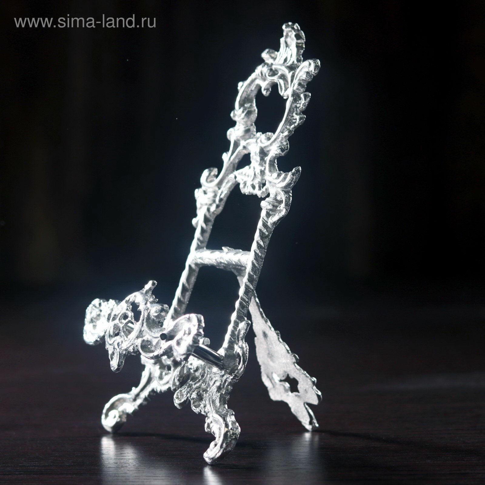 Мольберт мини "Трезубец", 8.5x3.5x16 см, латунь, тематика праздника: универсальная тематика