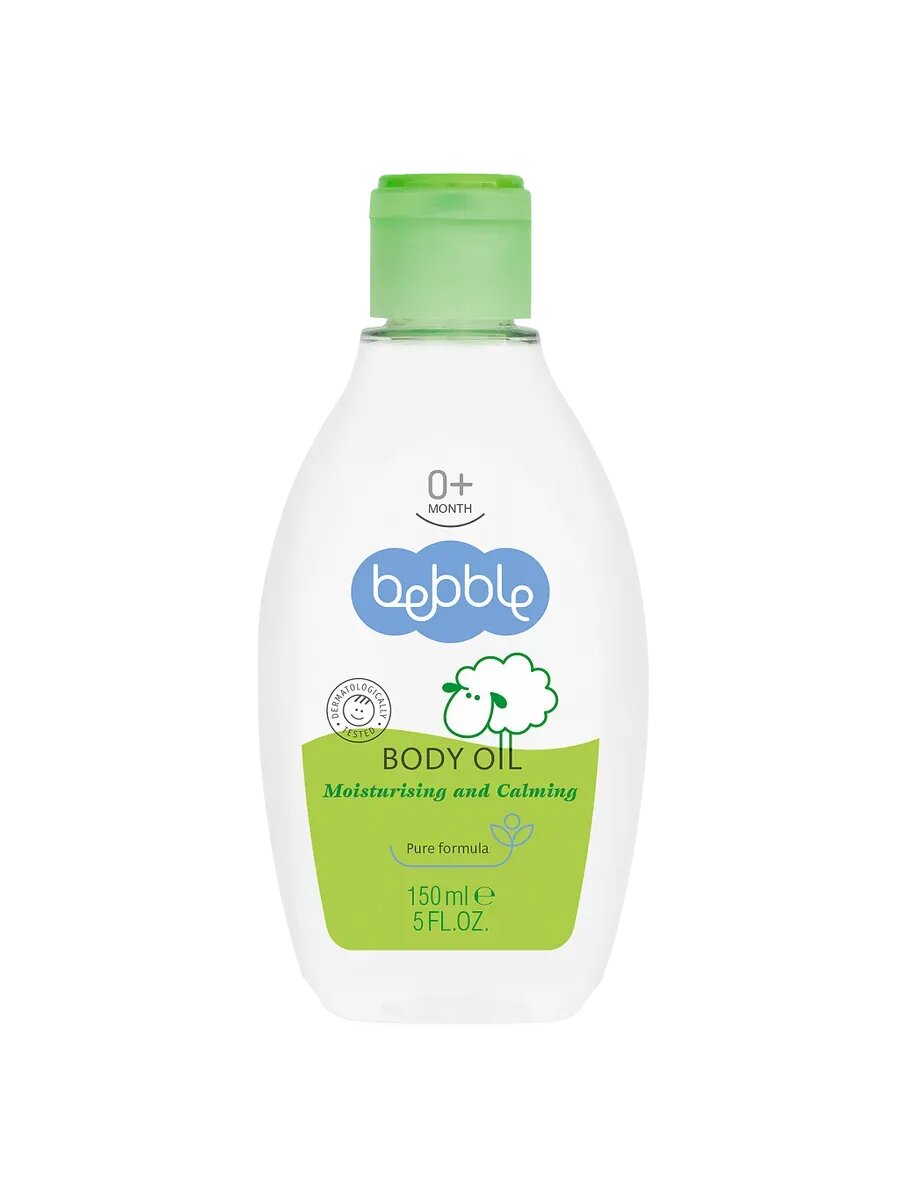Bebble Масло для ежедневного массажа тела детское Body Oil 0+ 150 мл 1 шт