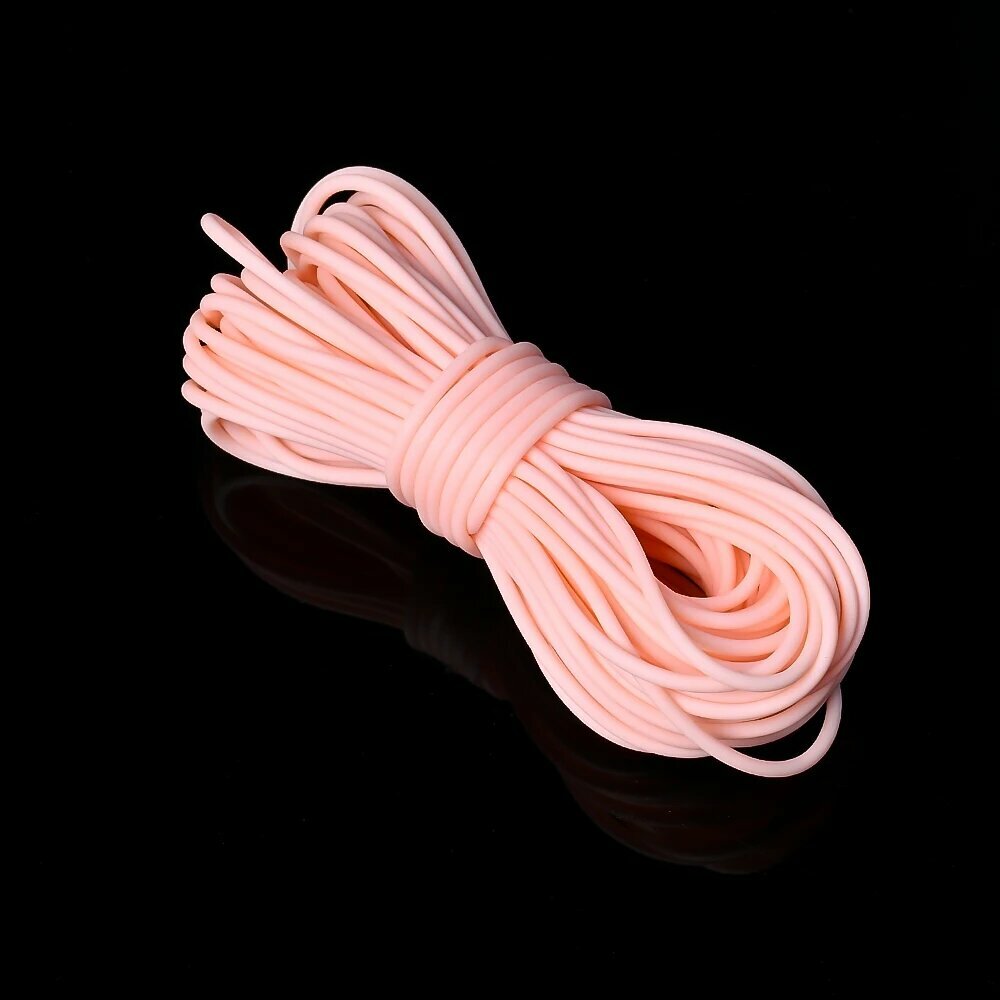 Резиновый шнур Missopick 10 м, 2 мм для рукоделия Розовый, pink 4