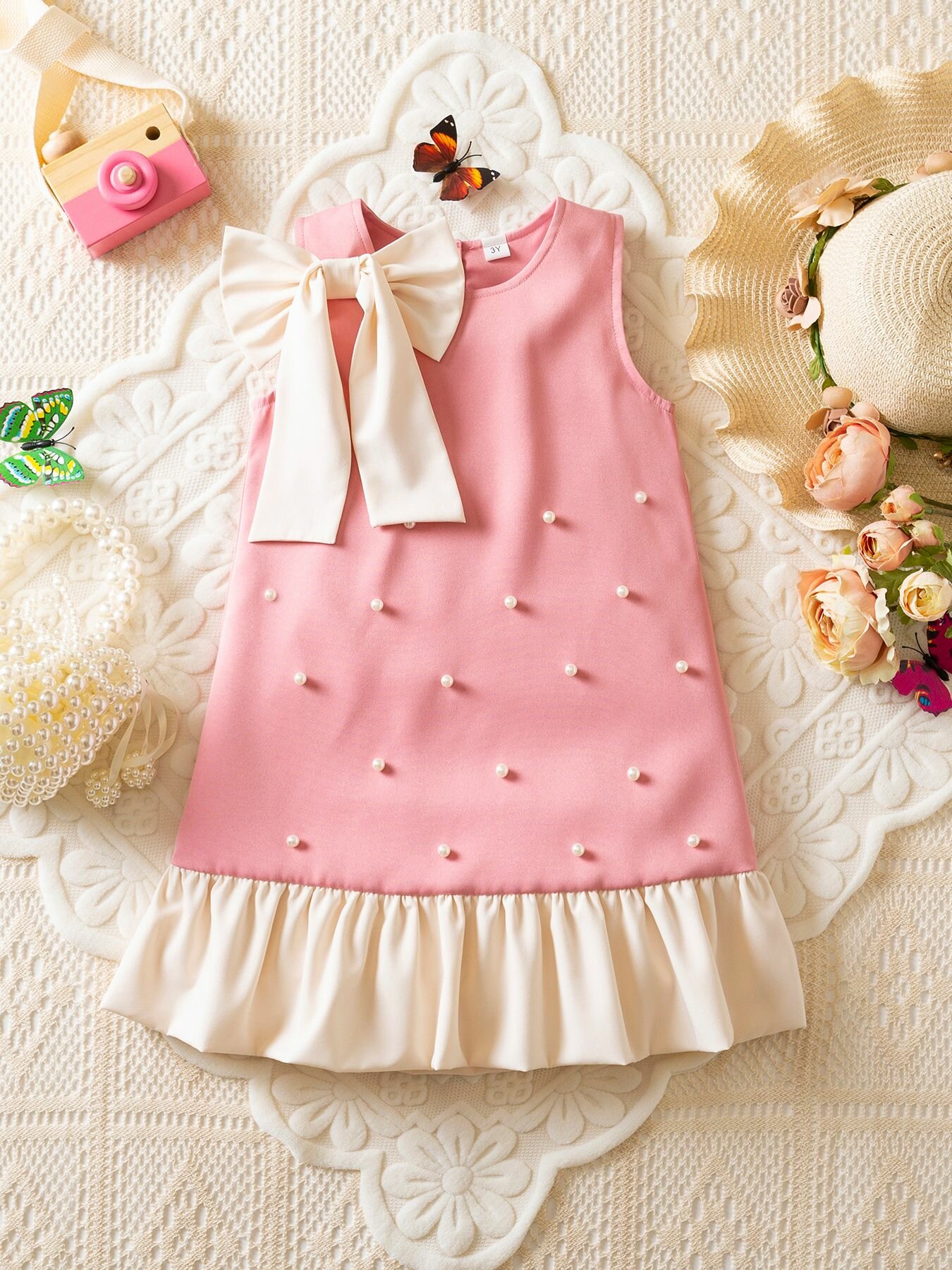 Платье ROMIKY Базовая коллекция, размер 7Y, pink — фото 1