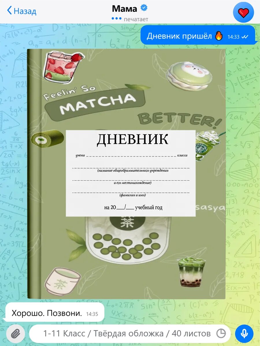 Школьный дневник с принтом y2k pinterest