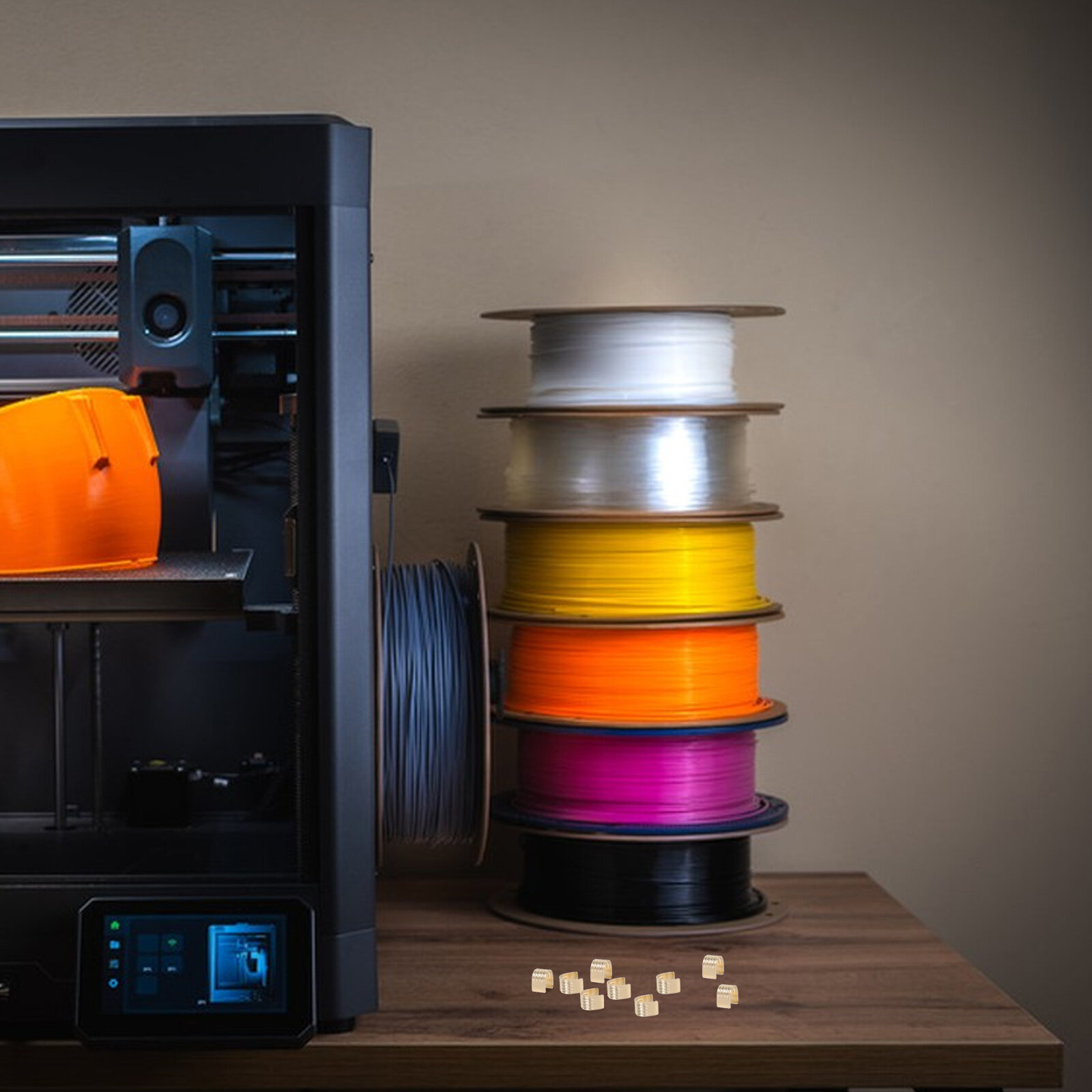 Медные соединительные пряжки для ремня 3d-принтера для надёжного крепления, комплект 100 шт