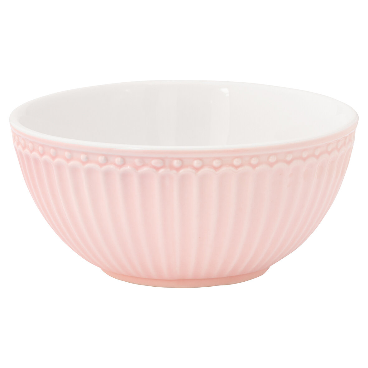Пиала Greengate Alice pale pink, фарфор, 550 мл, 14 см