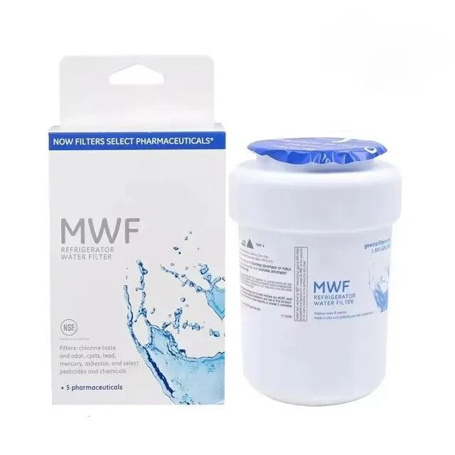 MWF Замена для GE MWFP MWFA GWF HDX FMG-1 WFC1201 GSE25GSHECSS PC75009 RWF1060 PP-RWF0600A MB-F13 Фильтр воды для холодильника
