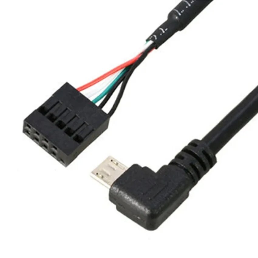 USB Micro 9Pin-Right кабель DuPont 2.54 мм