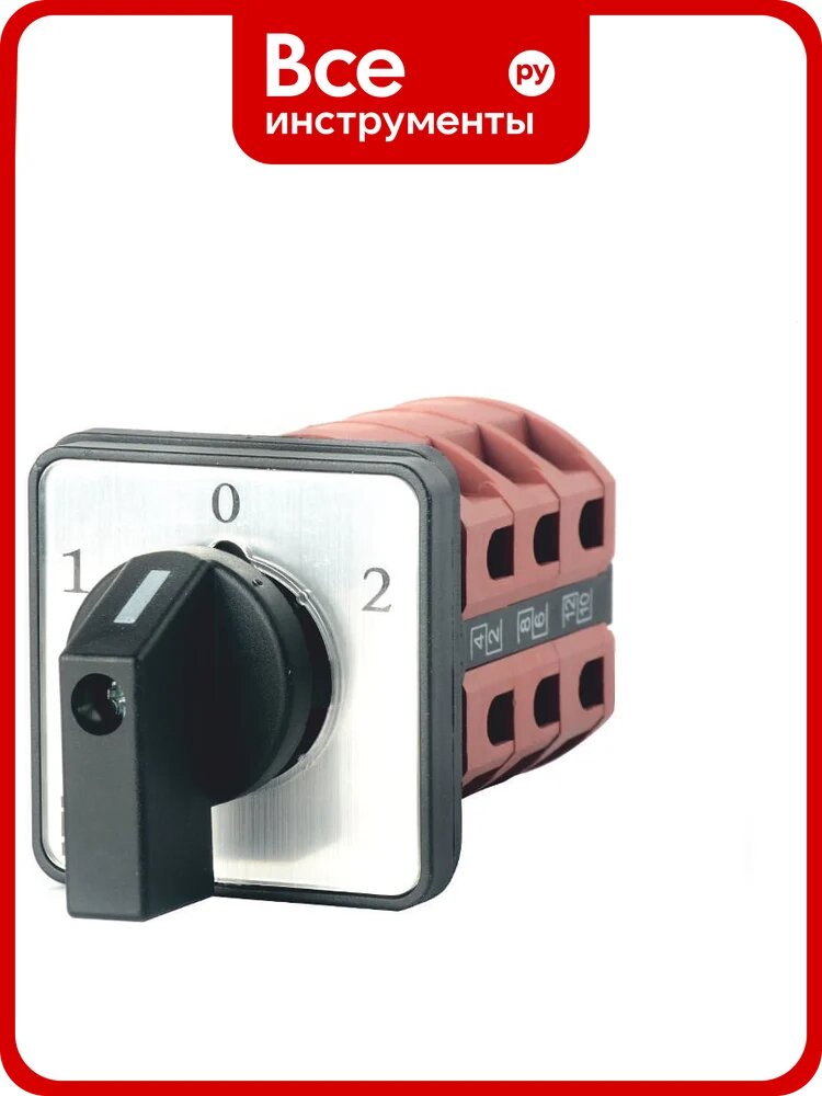 Переключатель кулачковый HLT ПК-1-23 25А 3P 1-0-2 IP65 085-21-101