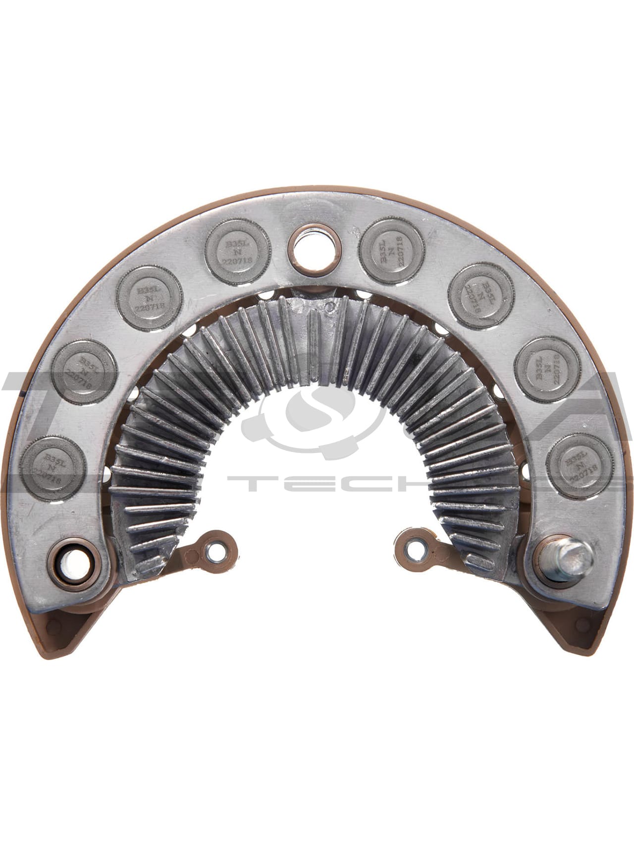 Диодный мост генератора Tesla Technics для NISSAN Fuga, INFINITI M35, Q45, M45, 12 В, 16 диодов, D 128 мм (TT34785)