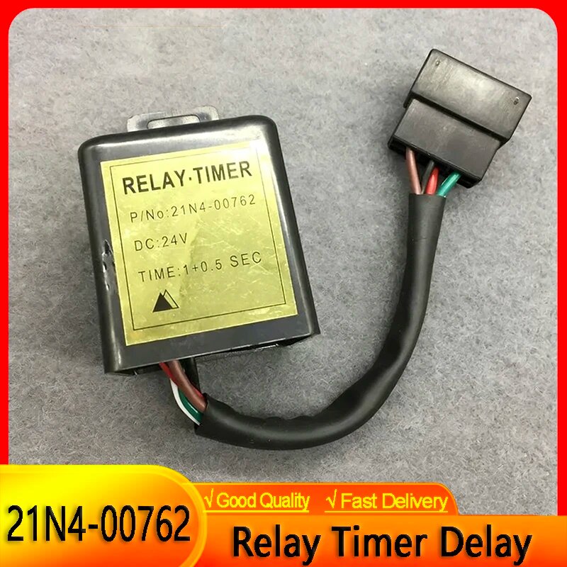 Реле таймера задержки 24В для экскаватора Hyundai R210-7 R220-7, OE 21N4-00762 21N400762