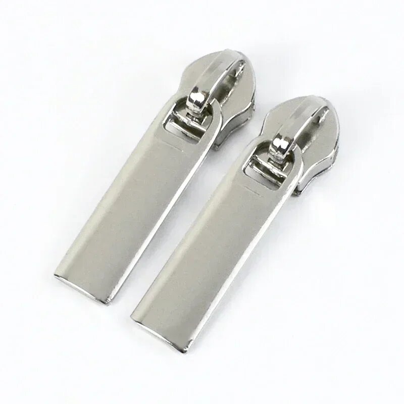 Металлические ползунки для молний Meetee 5#, 5/10/20 шт Серый, ZT148-Silver, 5Pcs