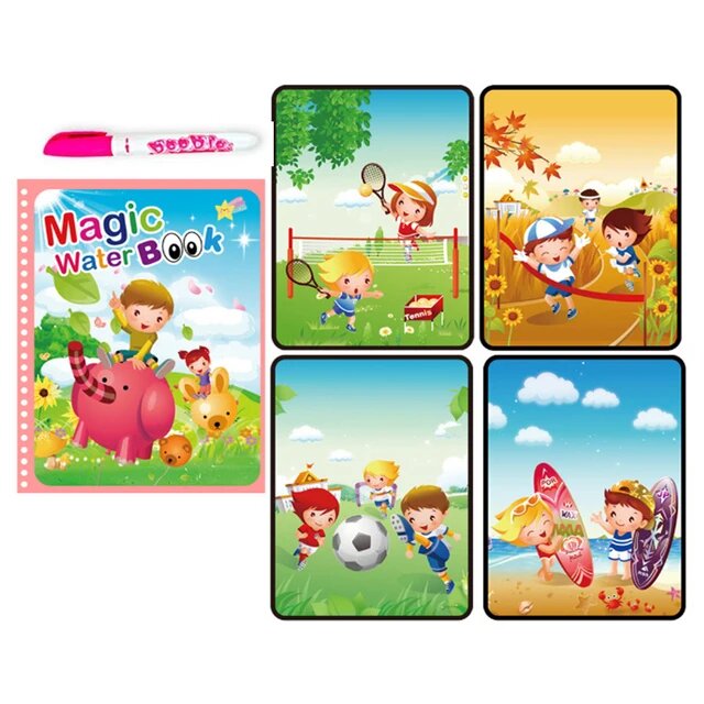 Волшебная книжка для рисования водой Childhood