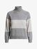 Свитер PESERICO Striped roll-neck sweater, размер 44, , серый
