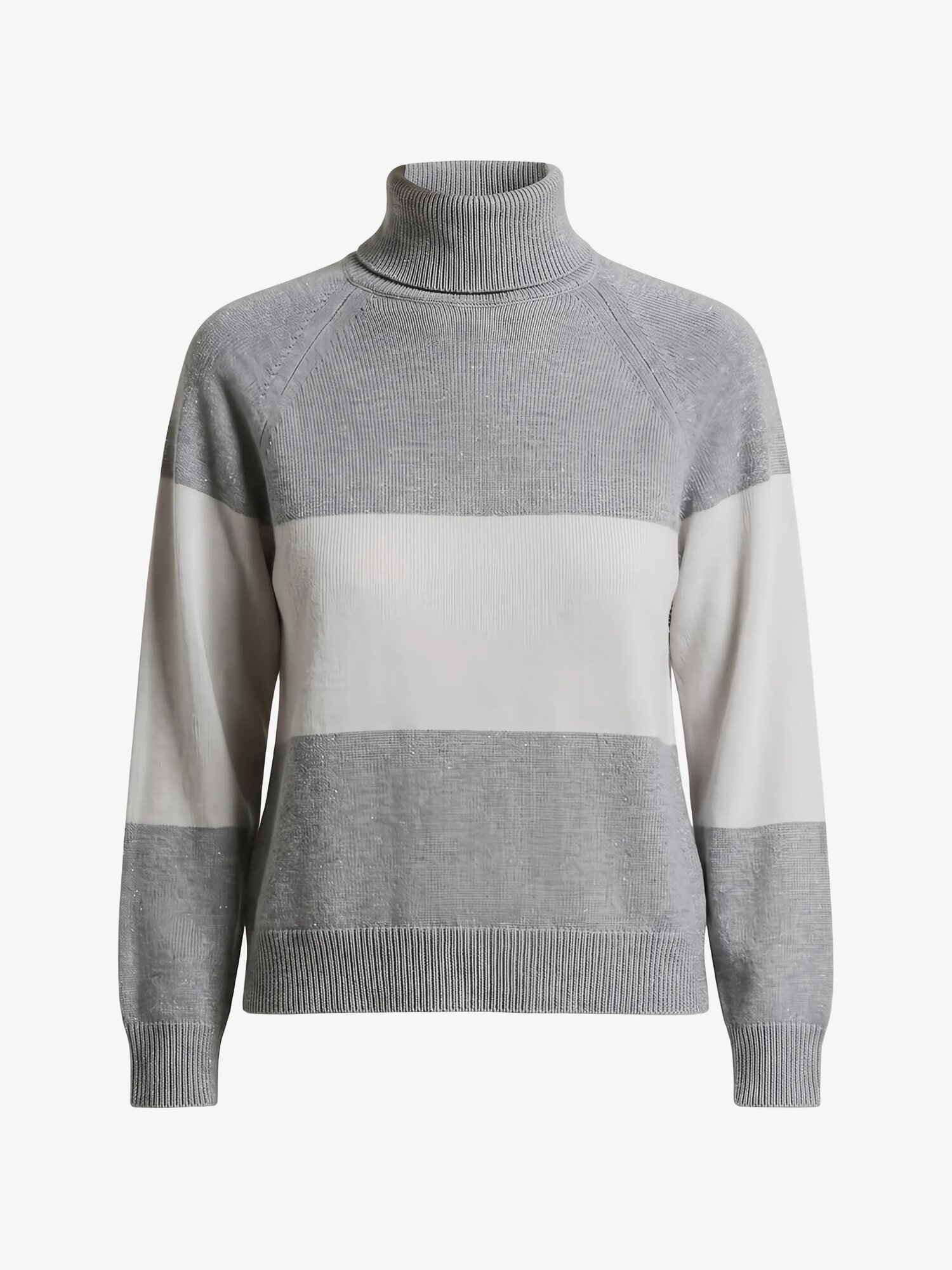 Свитер PESERICO Striped roll-neck sweater
