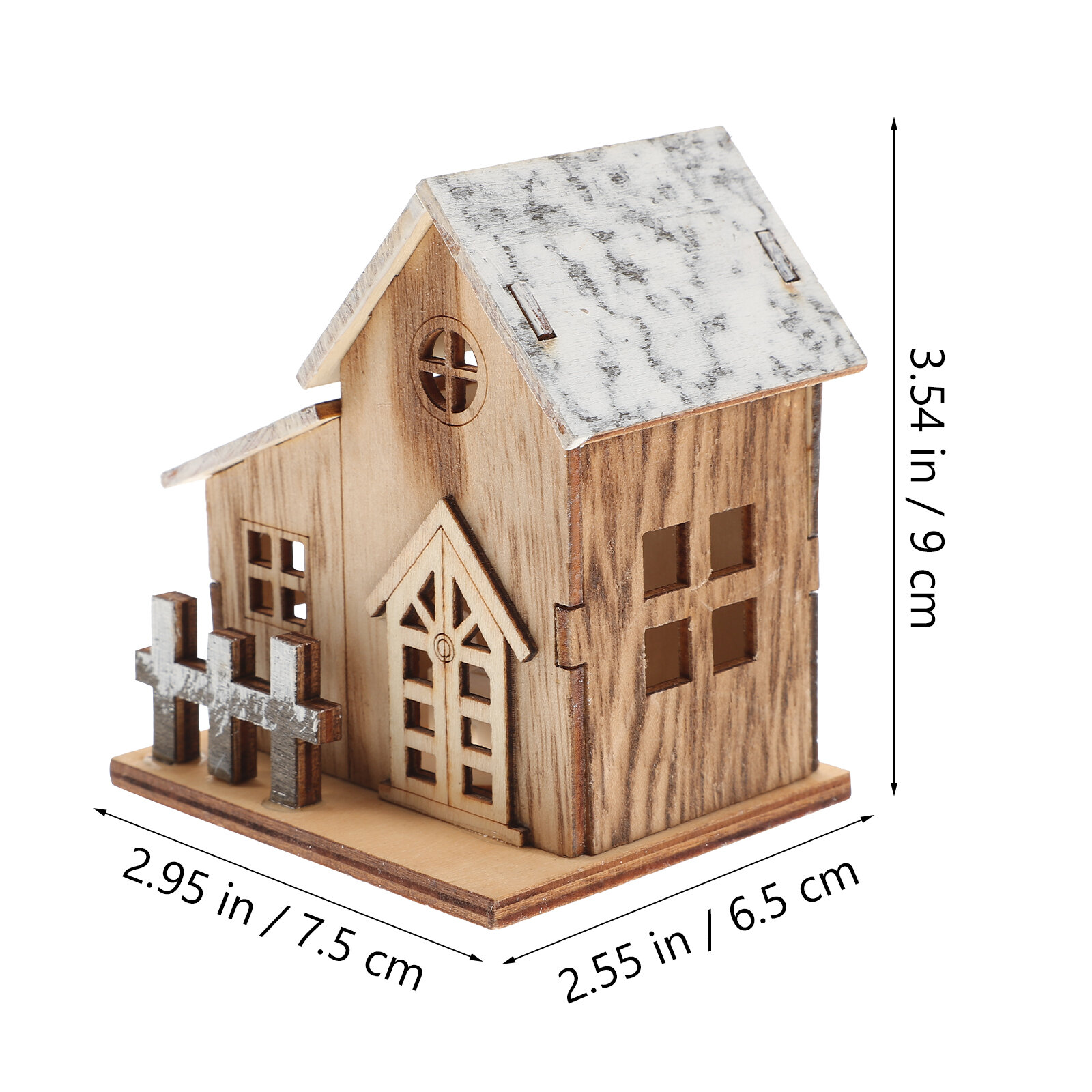 Декоративная Подвеска В Forme Домика Для Рождества И Нового Года 9.00X7.50X6.50Cm
