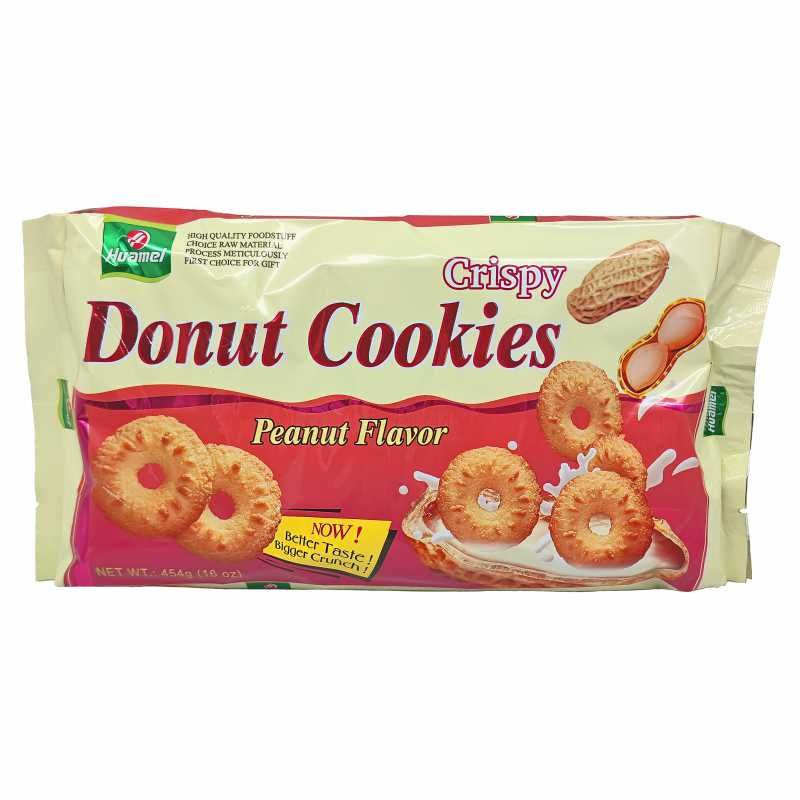 Печенье HUAMEI DONUT COOKIES Печенье со вкусом арахиса 454г