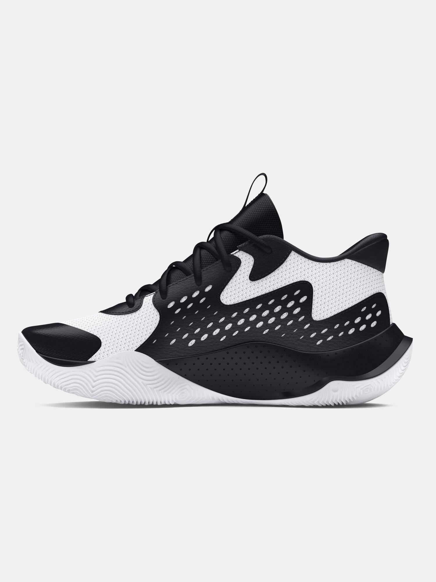 Кроссовки Under Armour Jet '23, размер 8,5 US, черный/белый — фото 1