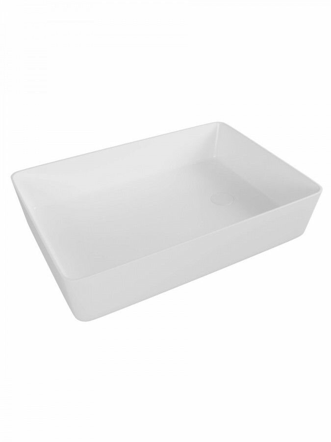 Раковина JOKI Квадро JK3114054 накладная, 50x34 см, цвет белый глянец