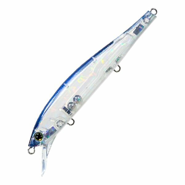 Воблер Duel Hardcore Minnow Flat 130 #GHPB, всплывающий, 20 г.