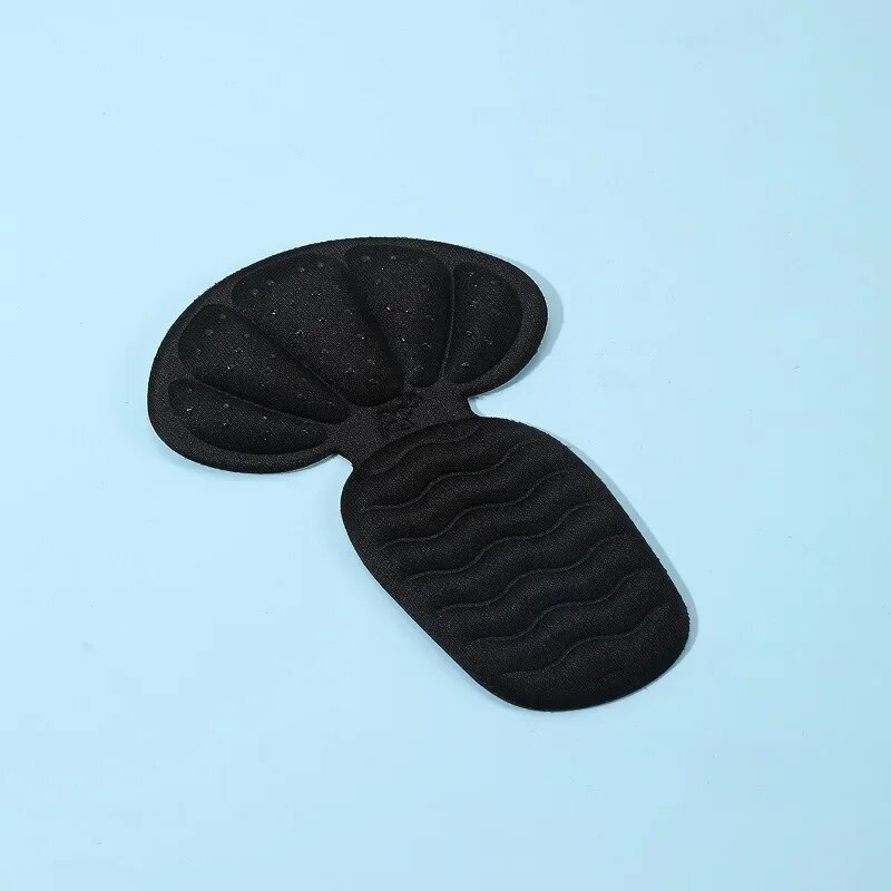 Наклейки на пятки, прокладки для защиты пятки, снятие боли в обуви, уменьшение размера обуви, black