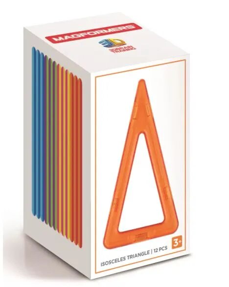 Magformers Isosceles Triangle Конструктор для детей от 3 лет, 12 деталей, магнитный