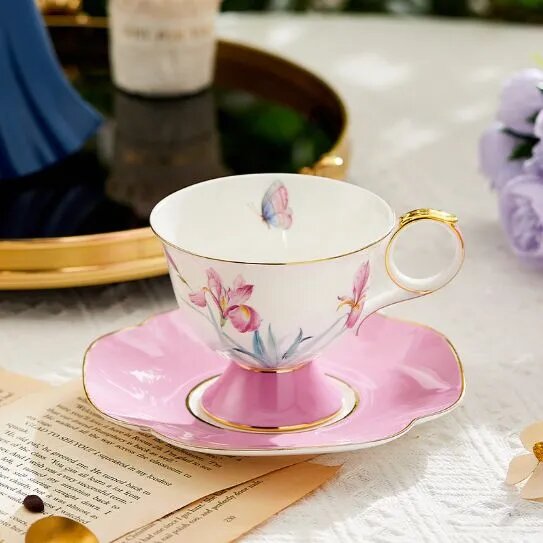 Чайная, кофейная пара Decor de table Винтаж на 1 персону, 2 предмета, фарфор