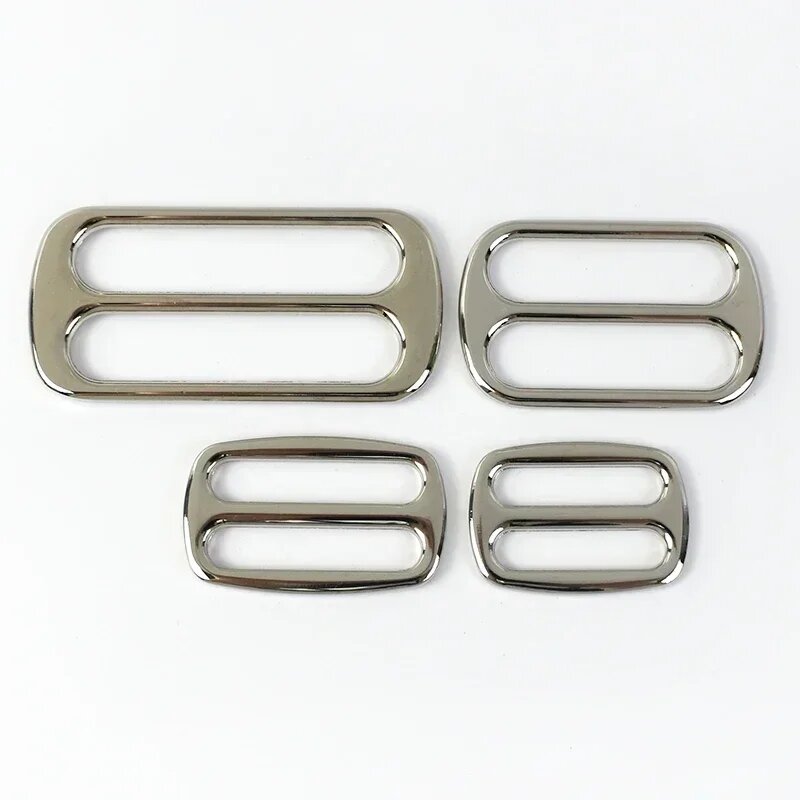 5/10 шт. 25/32/38/50 мм металлические пряжки для сумок, лямки, трехскользящее кольцо, пряжка, регулятор ремня, застежка, крючки, аксессуары для шитья своими руками