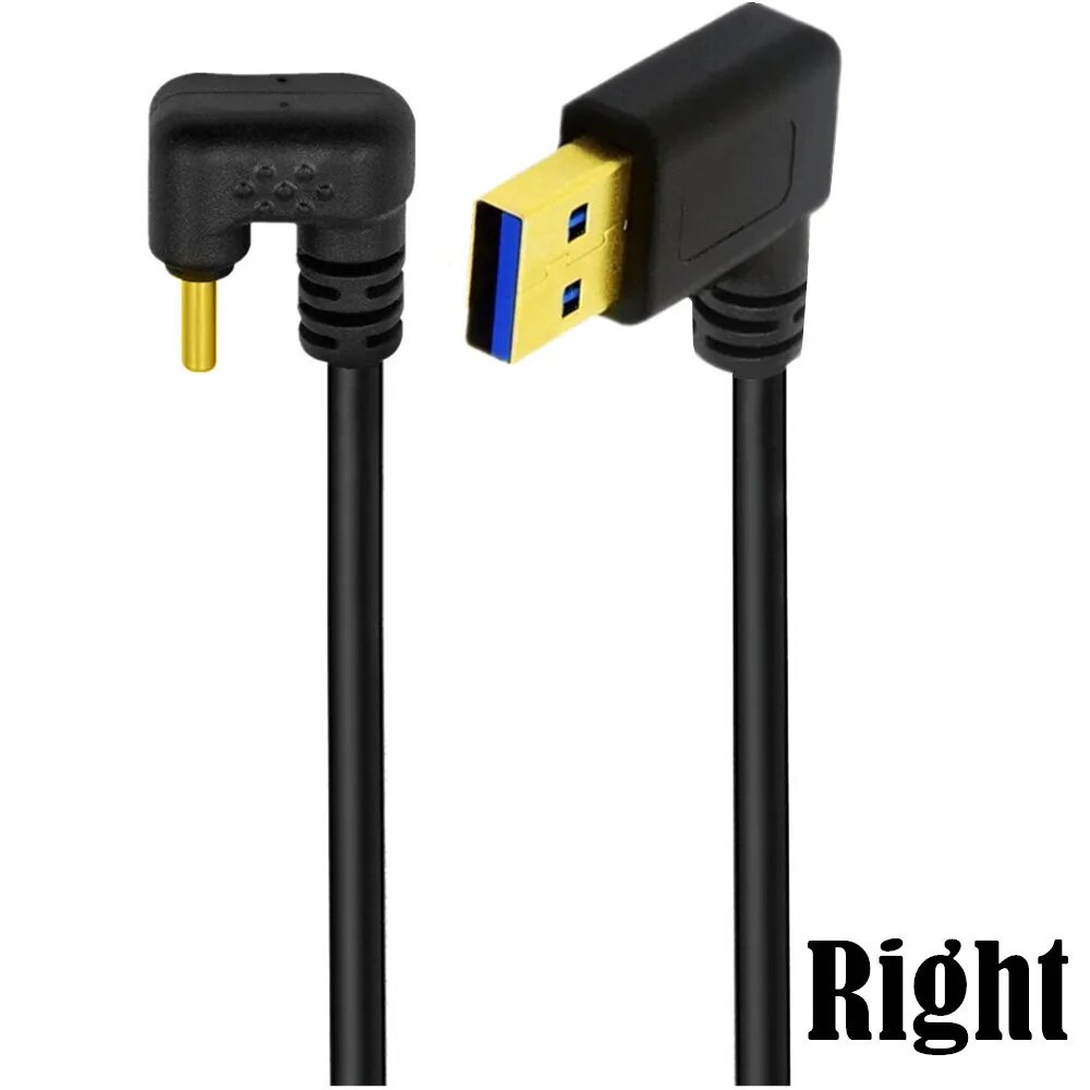 Кабель USB 3.0 Type-C 90° D03, 0.25 м