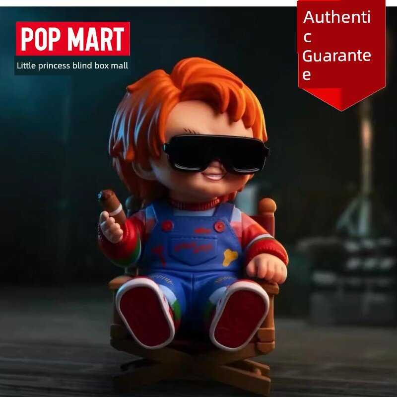 POP MART Chucky Halloween Сериальный Чакки-шоу-тайм, распакованный, официально лицензированная коллекция