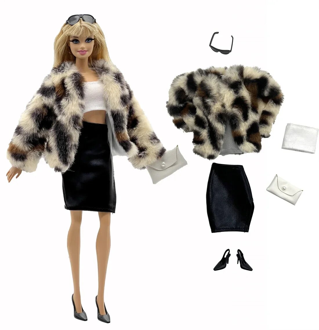 Комплект тканевой одежды для куклы 30 см Suit B