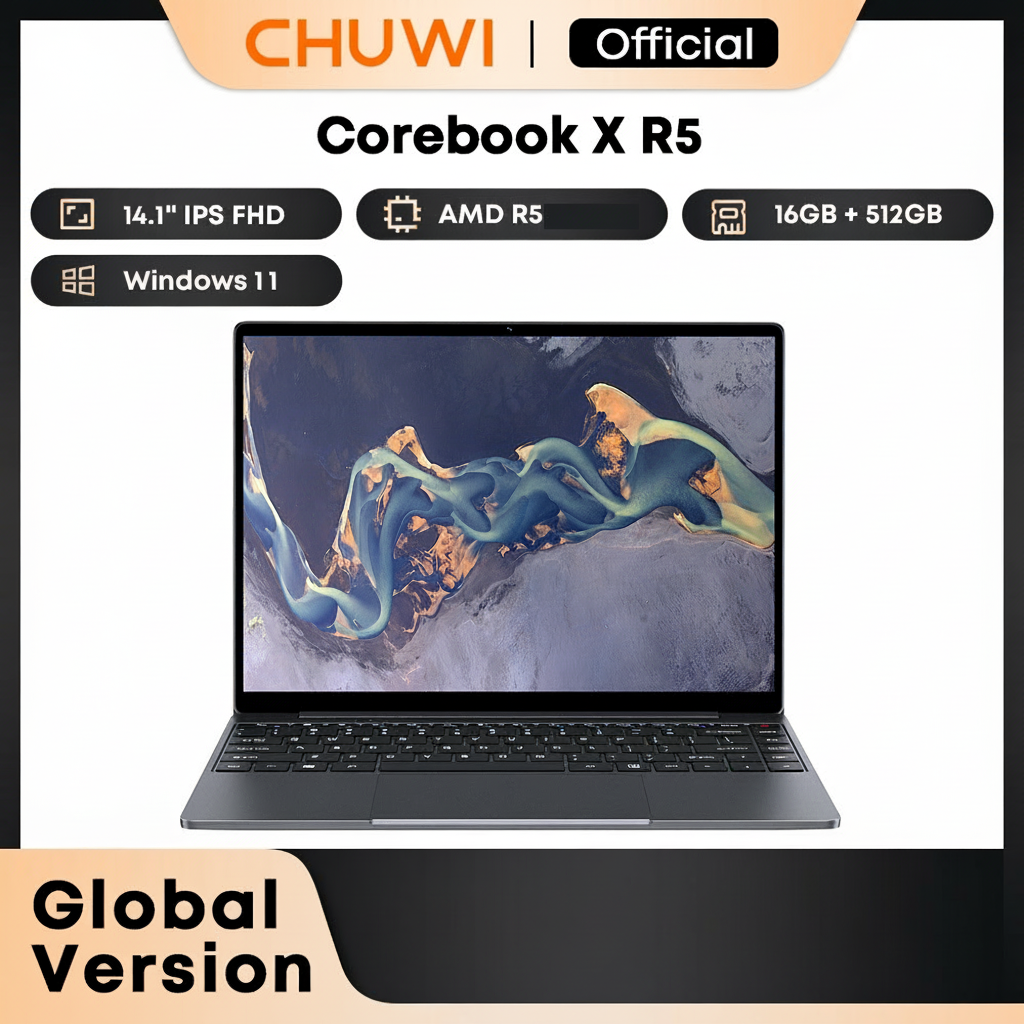 Игровой ноутбук CHUWI CoreBook X AMD R5 16ГБ 512ГБ ЕС