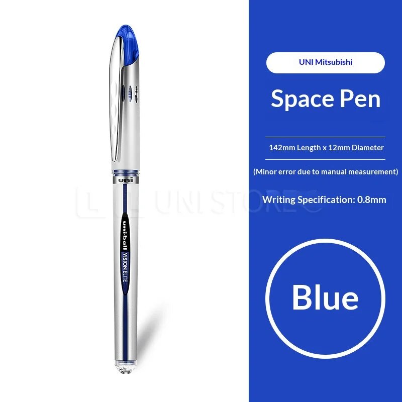 Uniball VISION ELITE Flight Safe Гелевые ручки Синий, 1pcs UB200 Blue