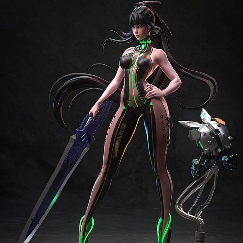 Bandai 7109 EVE 3D модель для сборки и покраски