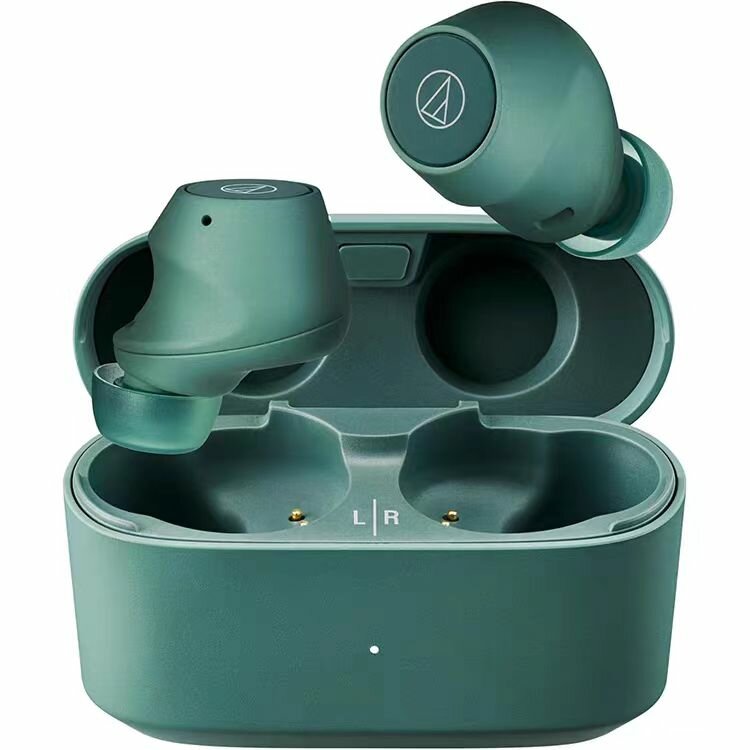 Беспроводные наушники Audio-technica ATH-CKS30TW+, Зеленый(ATH-CKS30TW+ GR)