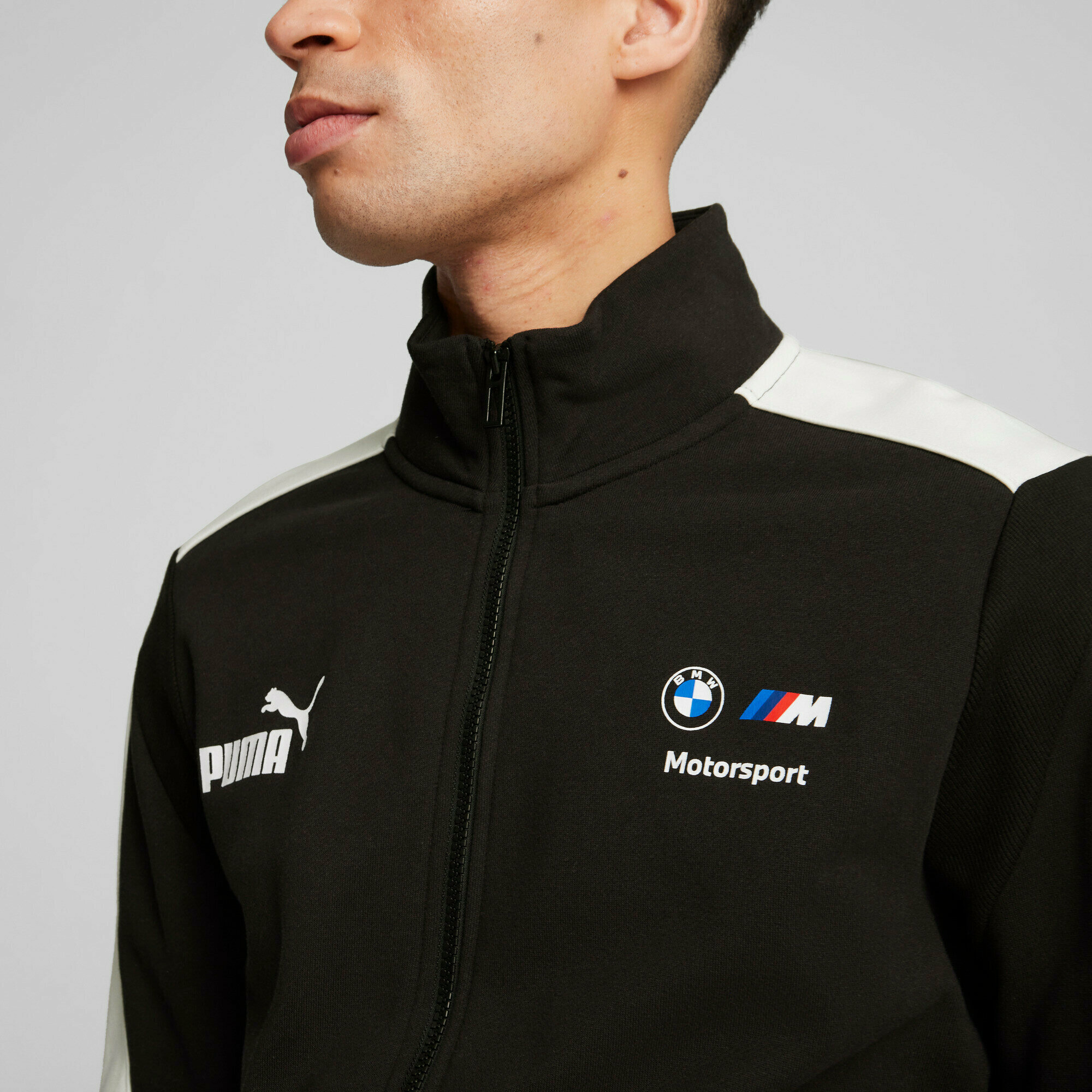Толстовка PUMA BMW MMS MT7+ SWEAT JACKET, размер 2XL, , чeрный — фото 1