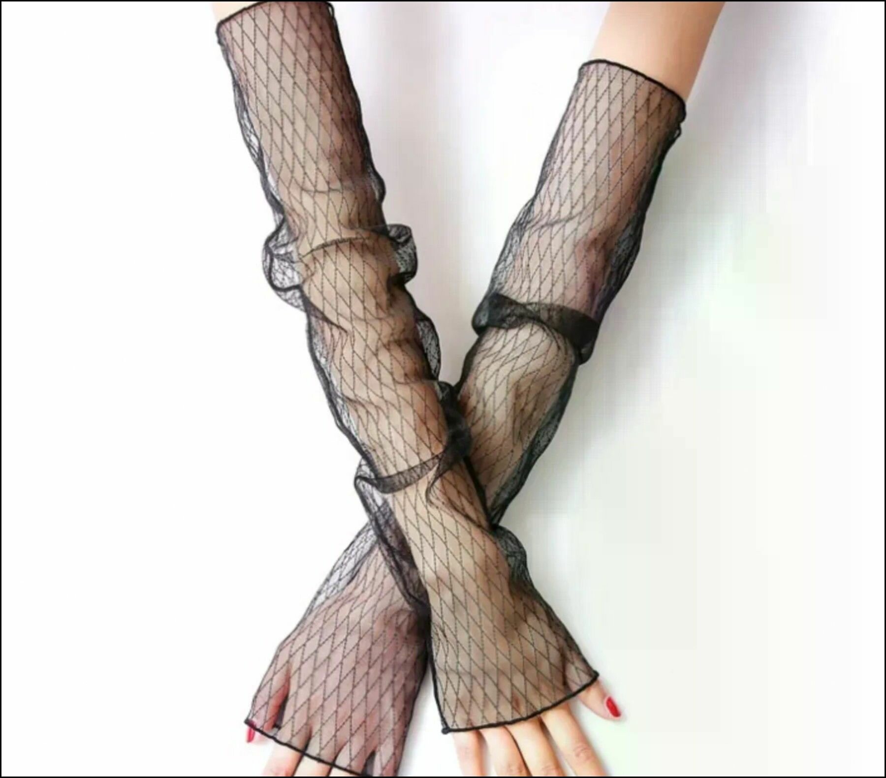 Аксессуар премиум, митенки