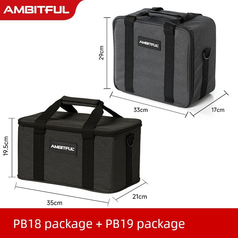 Фотосумка Ambitful FL80W для светодиодного осветителя, портативная, с утолщенным внутренним отделением, для съемки на