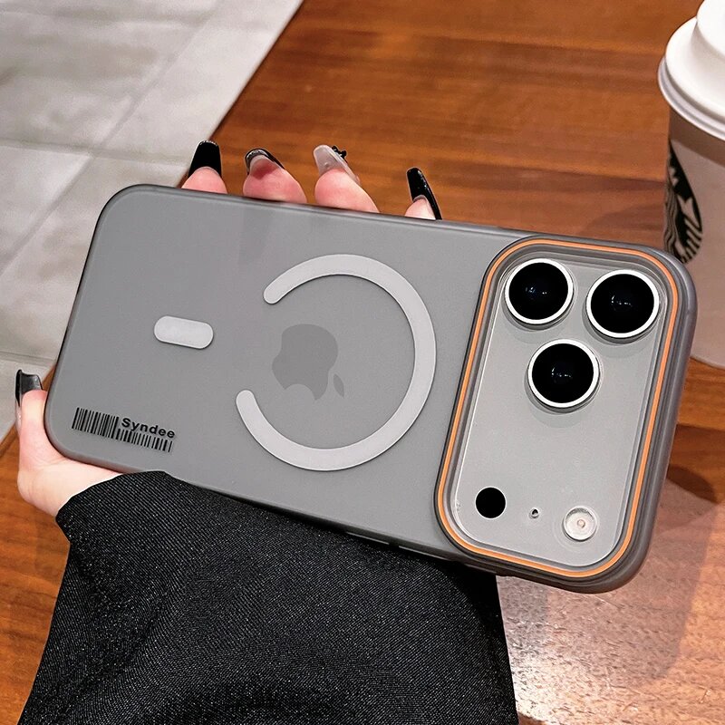 Прозрачный чехол для Magsafe для iPhone 17, Air 12, 13, 14, 15, 16, 17 Pro Max Pro 16, 15, 14 Plus, магнитный жесткий чехол из ПК